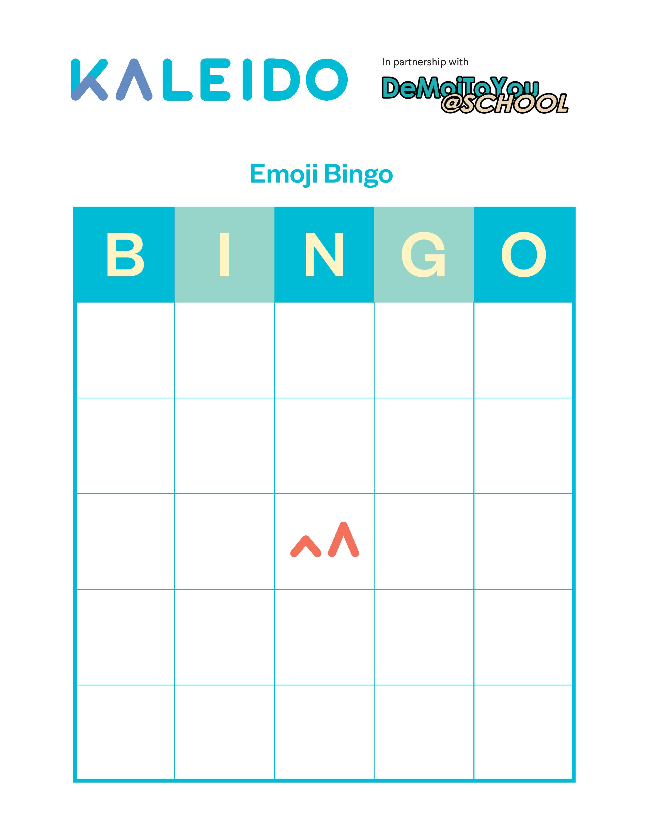 Emoji Bingo